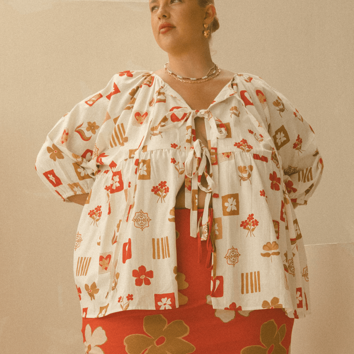 Florence Smock Top – Maternity & Breastfeeding Friendly, Plus Size ...