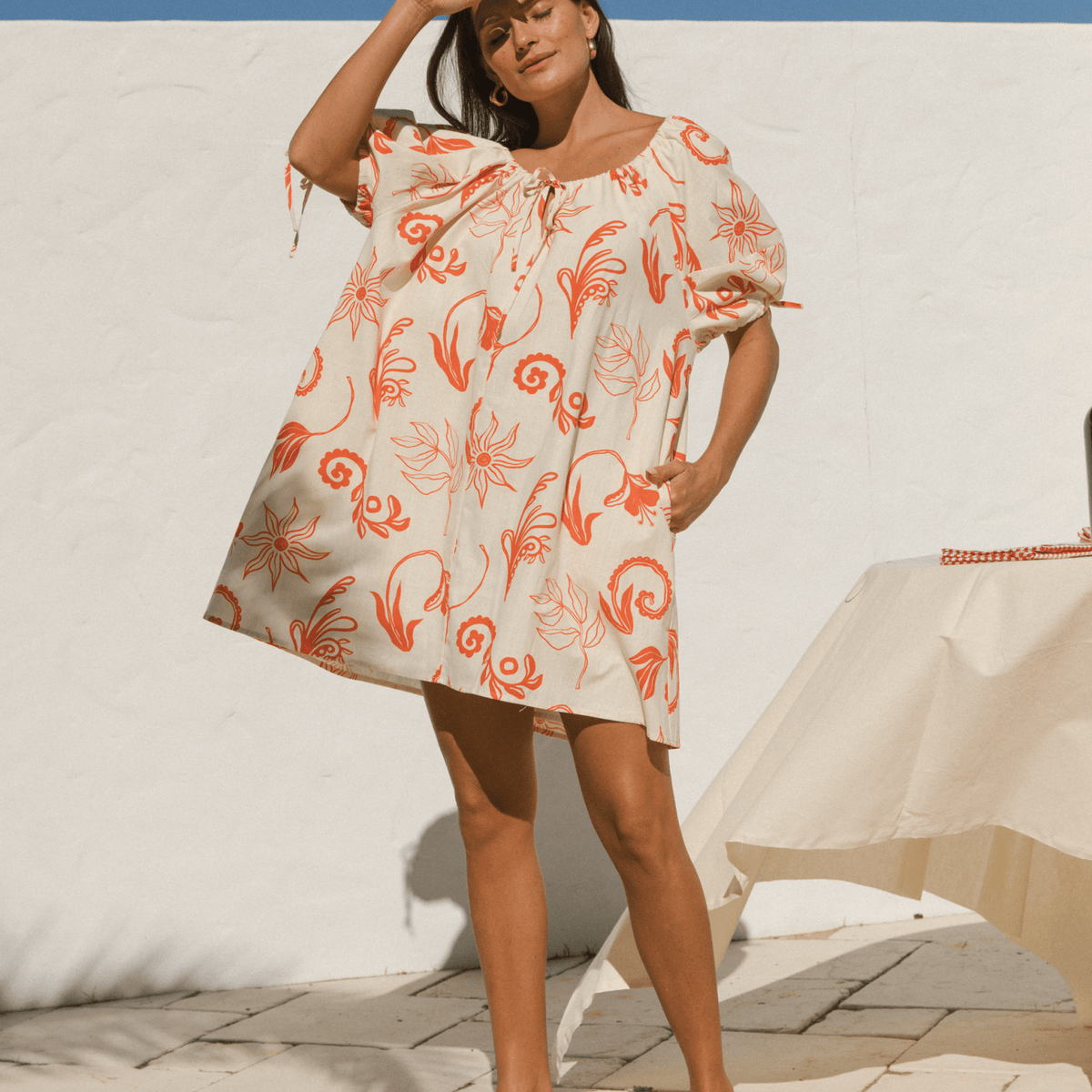Harvey Mini Dress - Crimson Petal | Bump-Friendly Mini Dress – The ...