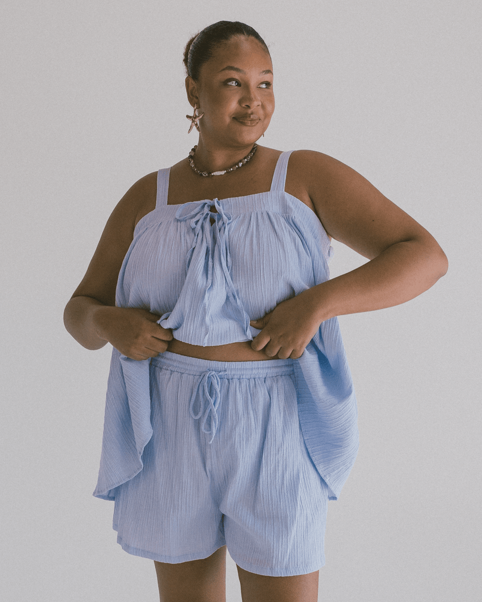 Matilda Shorts Periwinkle | Relaxed & Size-Inclusive Loungewear – The ...