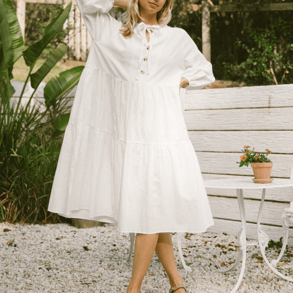 Maxi Avalon Smock Dress – Maternity & Breastfeeding Friendly, Plus Size ...
