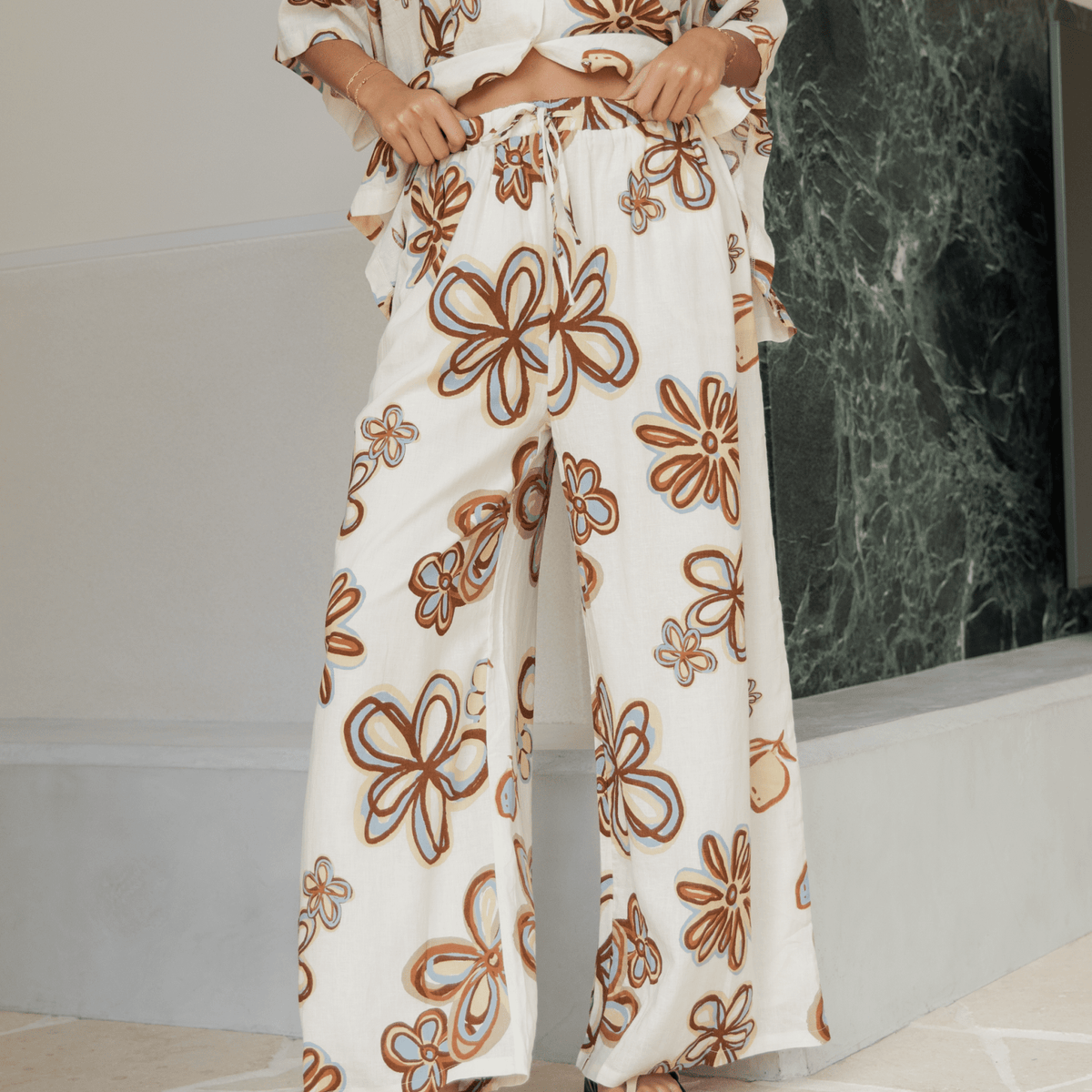 Posey Pants in Dusk | Relaxed-Fit Cotton Lounge Pants – The Lullaby Club